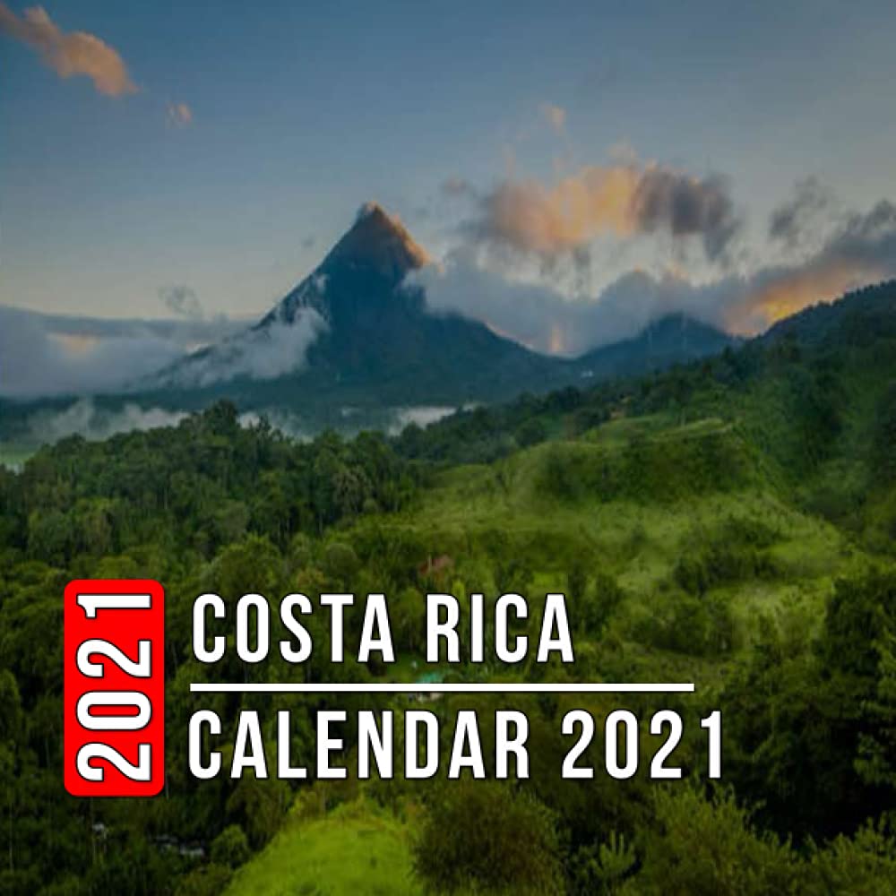 Buy Costa Rica 2021: 12 Month Mini from Jan 2021 to Dec 2021, Cute Gift ...