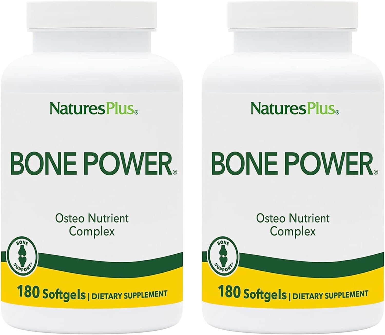 Amazon.com: NaturesPlus Bone Power - 180 Softgels, Pack of 2 - Osteo ...