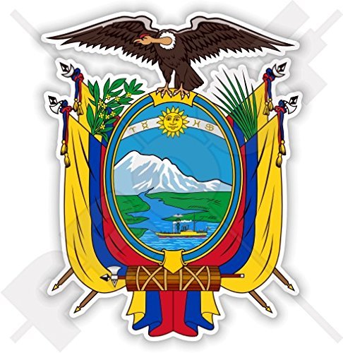 Amazon.com: ECUADOR Coat of Arms, South America, Ecuadorian 90mm (3.5 ...
