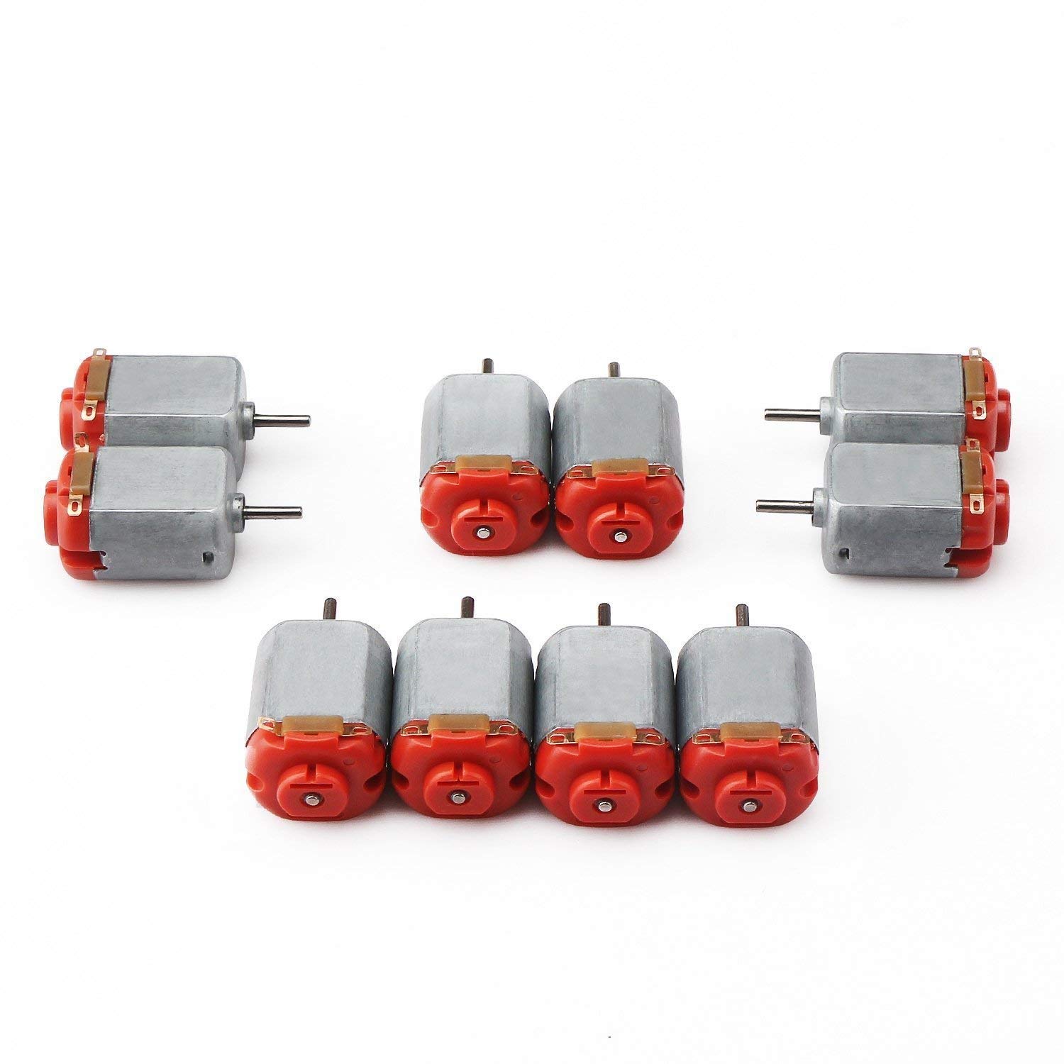 Buy QBM Micro DC Motor 3v- 6 Volt DIY Toys Green Micro DC Motor Toy ...