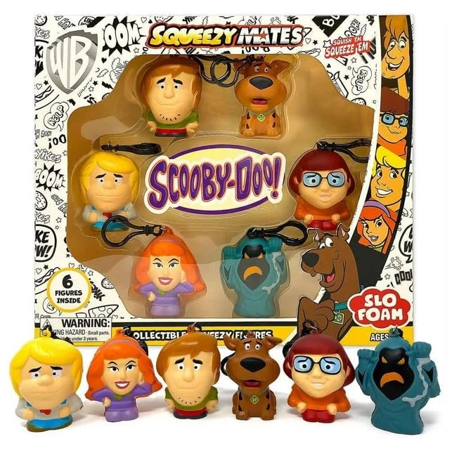 Amazon.com: Teenymates Party Animal Squeezymates Scooby Doo Collector ...
