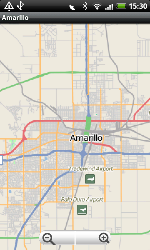 Amarillo Street Map - App on Amazon Appstore