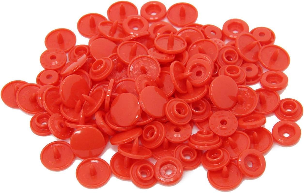 Amazon.com: 100 Sets KAM Extra Long Prong Plastic Snaps, BetterJonny ...