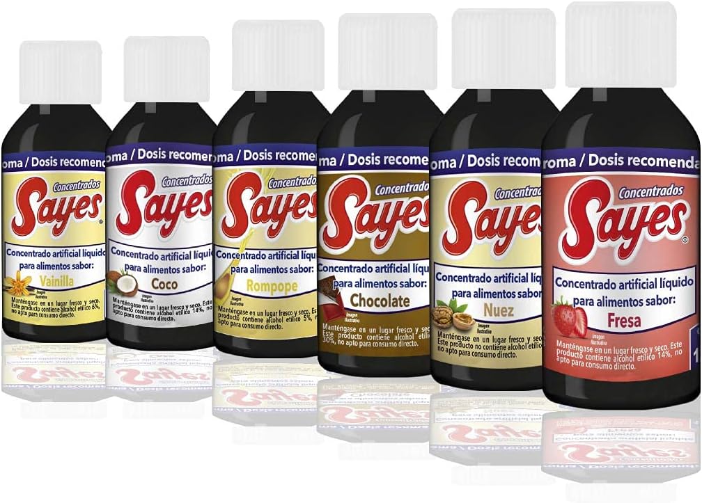 SAYES Mix Concentrados Lacteos, 6 piezas : Amazon.com.mx: Alimentos y ...