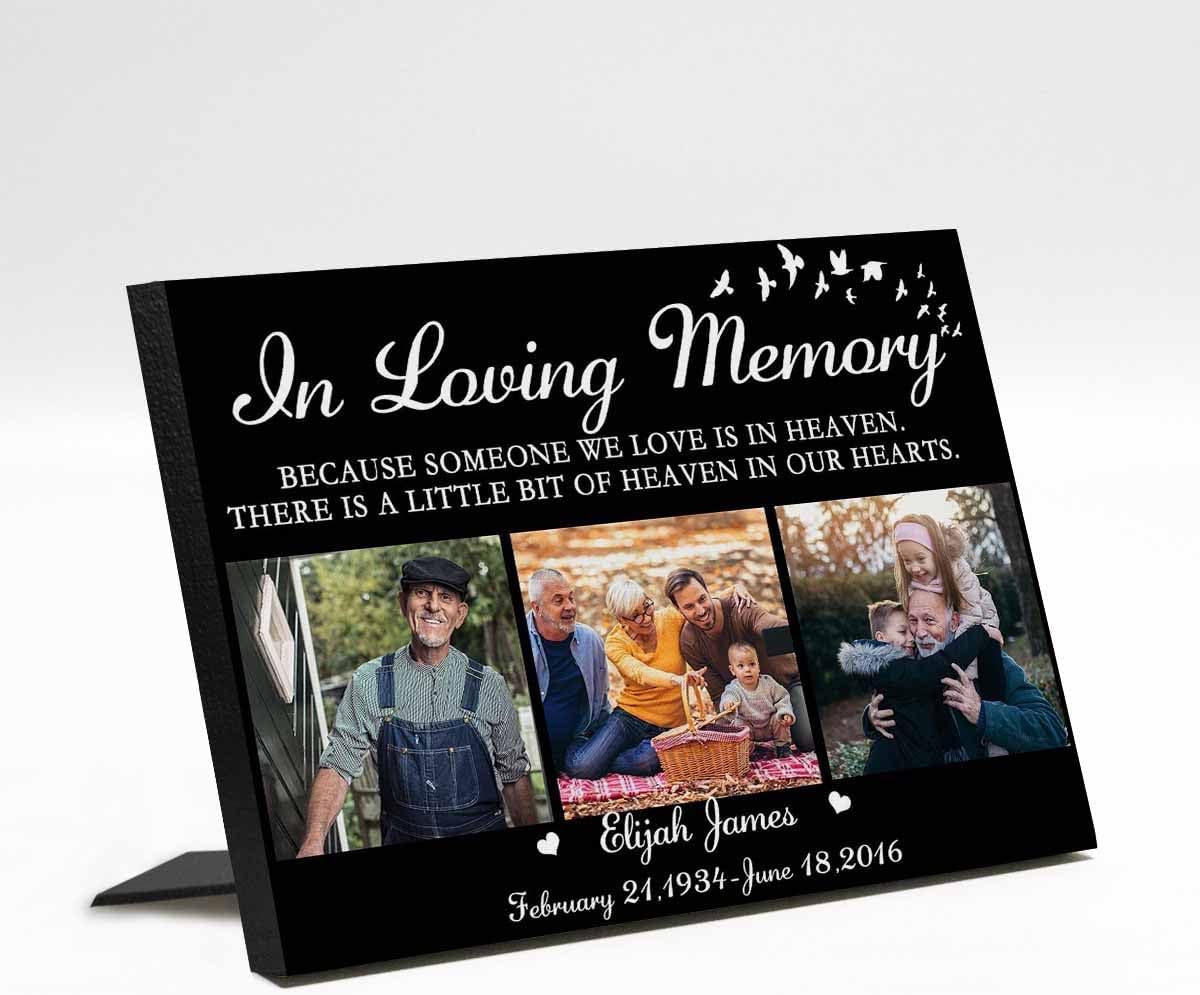 Amazon.com - Vesserd Custom Memorial Picture Frames for Loss of Family ...