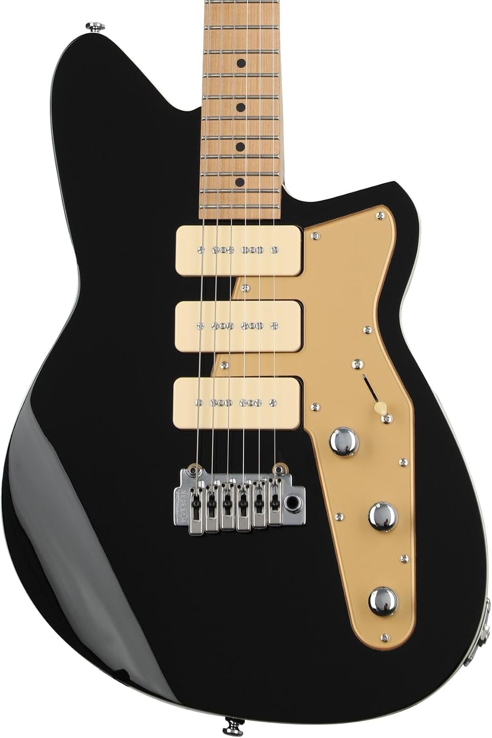 Amazon.com: Reverend Jetstream 390 Electric Guitar - Midnight Black ...