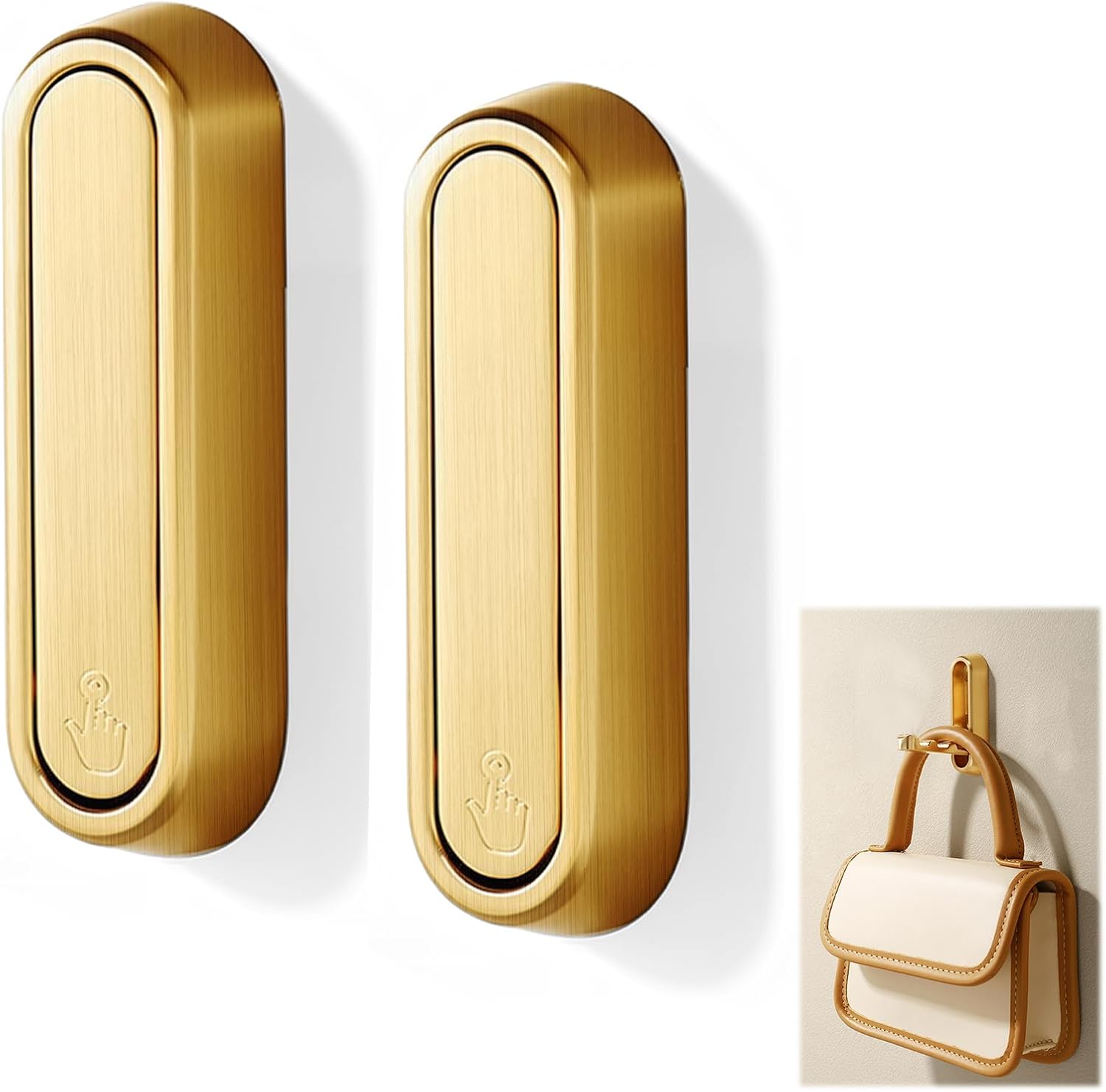 Amazon.com: Folding Hooks Wall Mounted, Heavy Duty Retractable ...