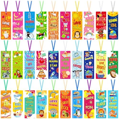 Amazon.com: Chinco 120 Pieces Love Read Bookmarks Magnetic ...