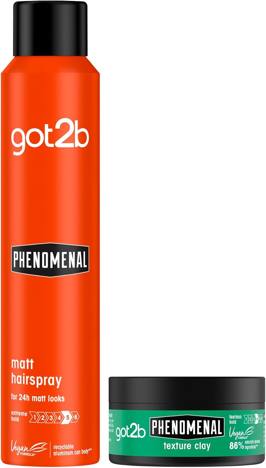 got2b Phenomenal Texture Clay 100 ml, Fearless Hold, Matt Looks with ...