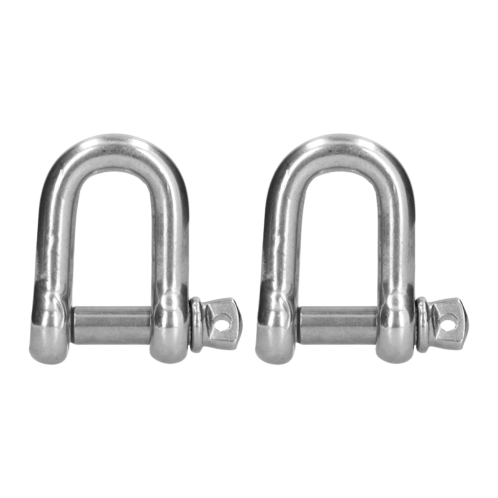 Snapklik.com : D Circle Anchor Shackle, 304 Stainless Steel, Screw Pin ...