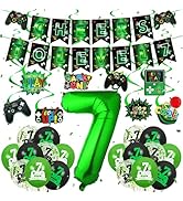 Amazon.com: Video Game 10th Birthday Party Decorations Blue Black ...