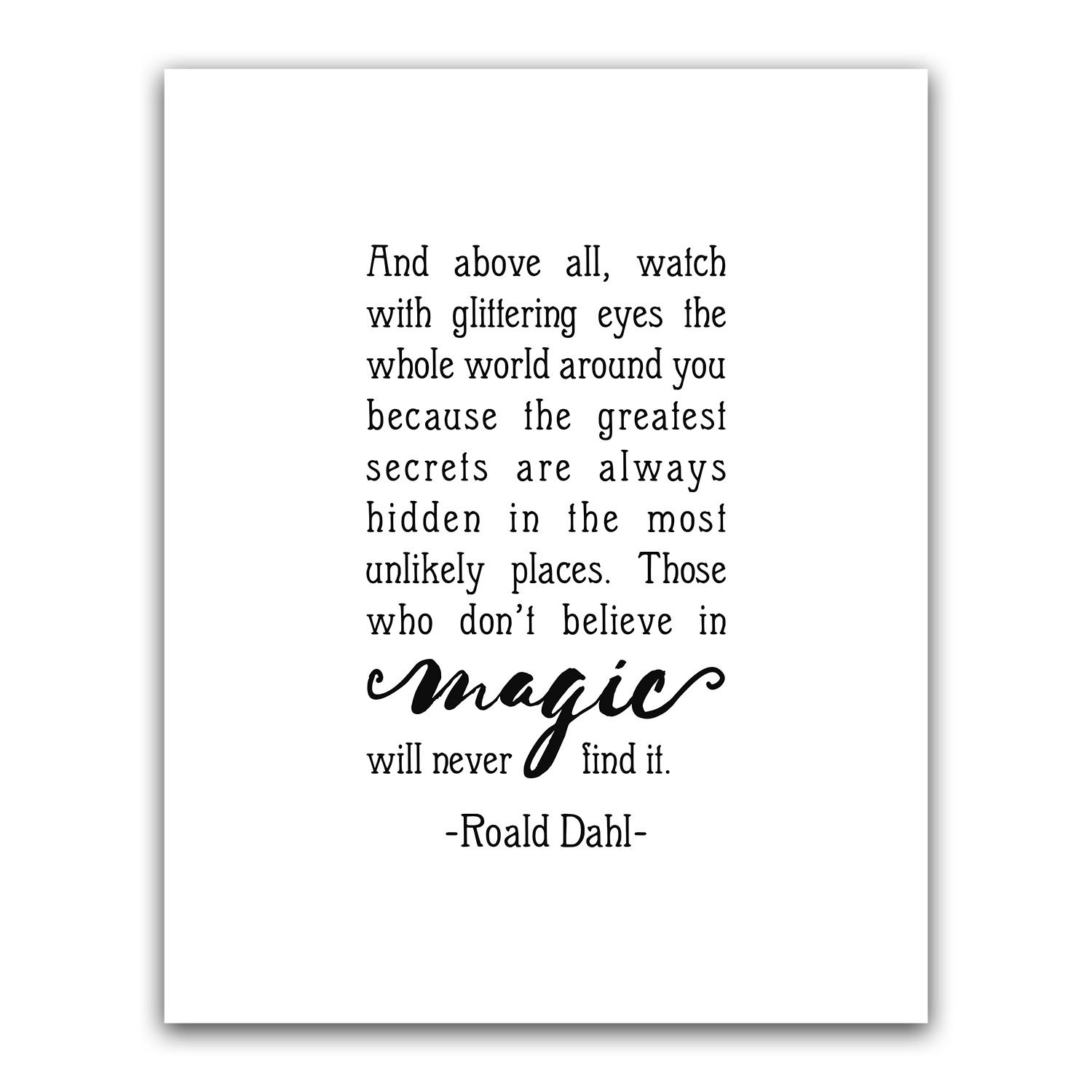 Magic Quotes Roald Dahl