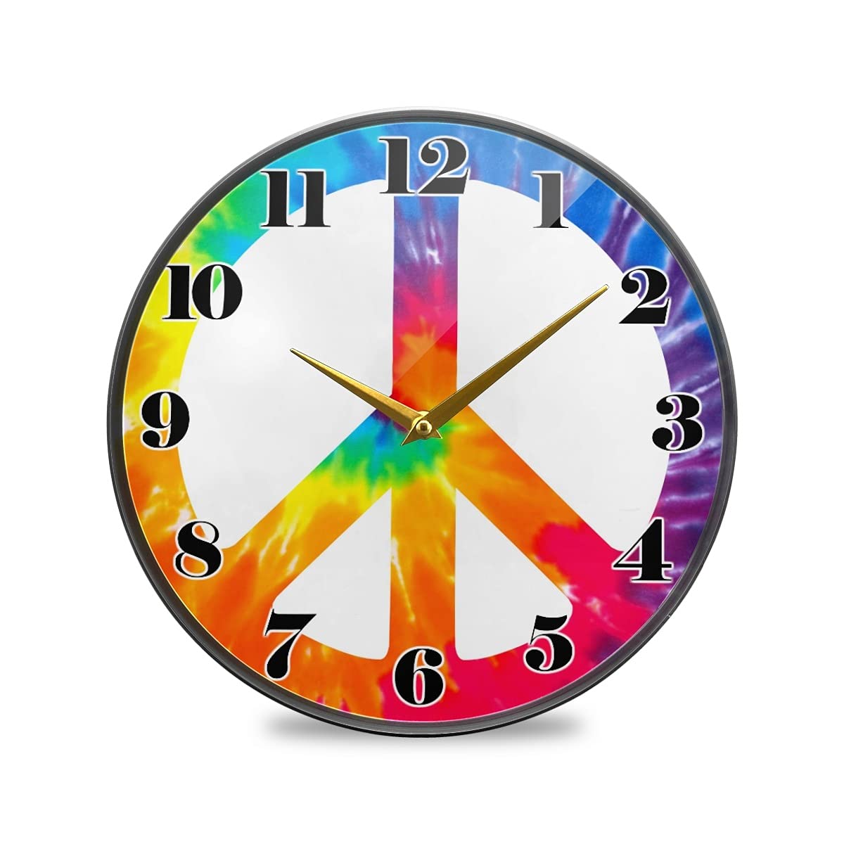 Peace Symbol Alarm Clock Custom Peace Sign Splatter Canvas Art Peace