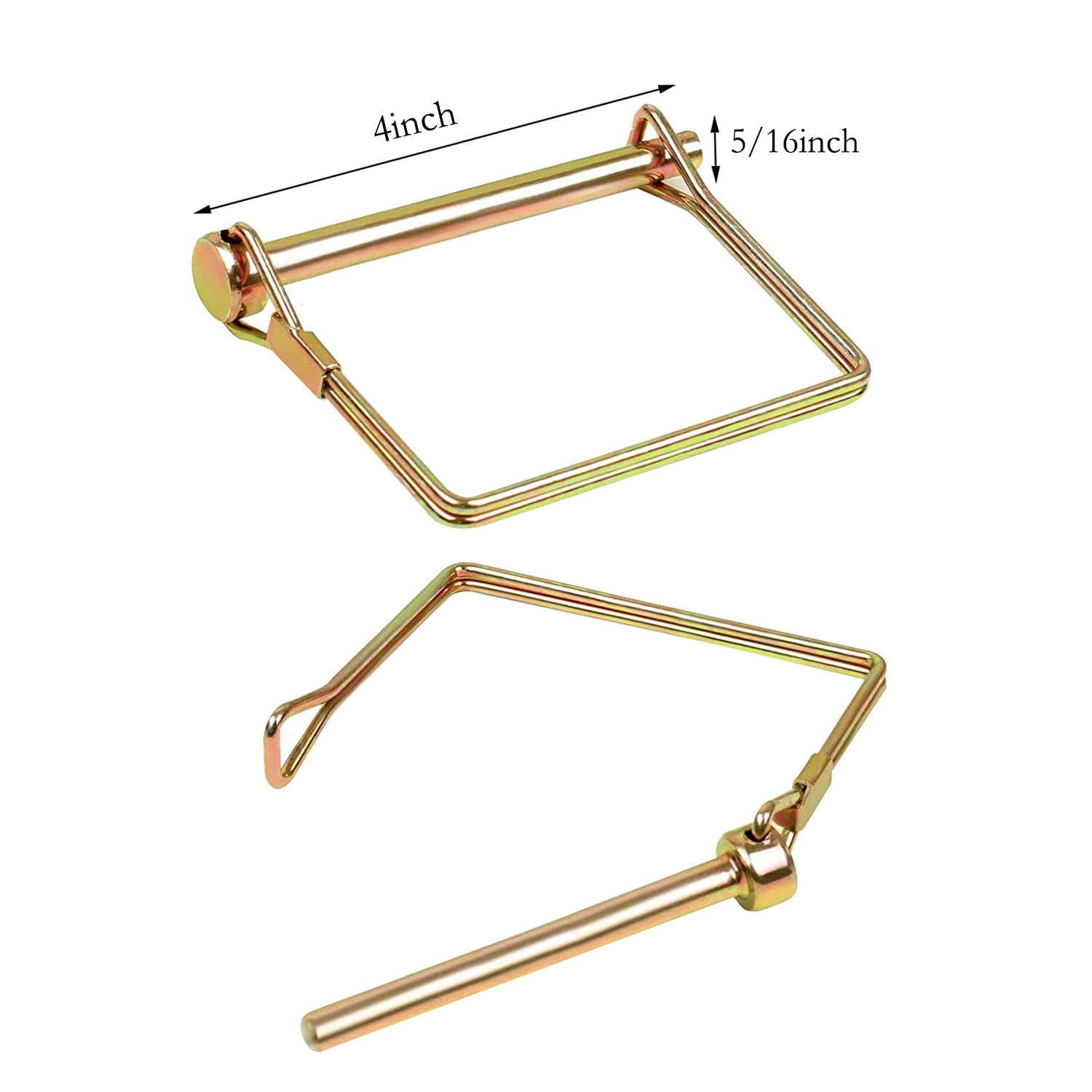 Snapklik.com : Sunnyway 10 Pack 5/16 Inch Trailer Coupler Pin Set 4 ...