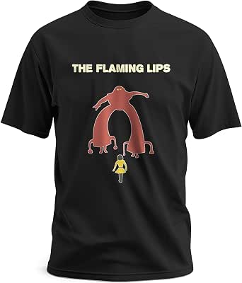 T-Shirt The Sleeve Flaming Tee Lips Girl Big Shirt Gift for Men Event ...