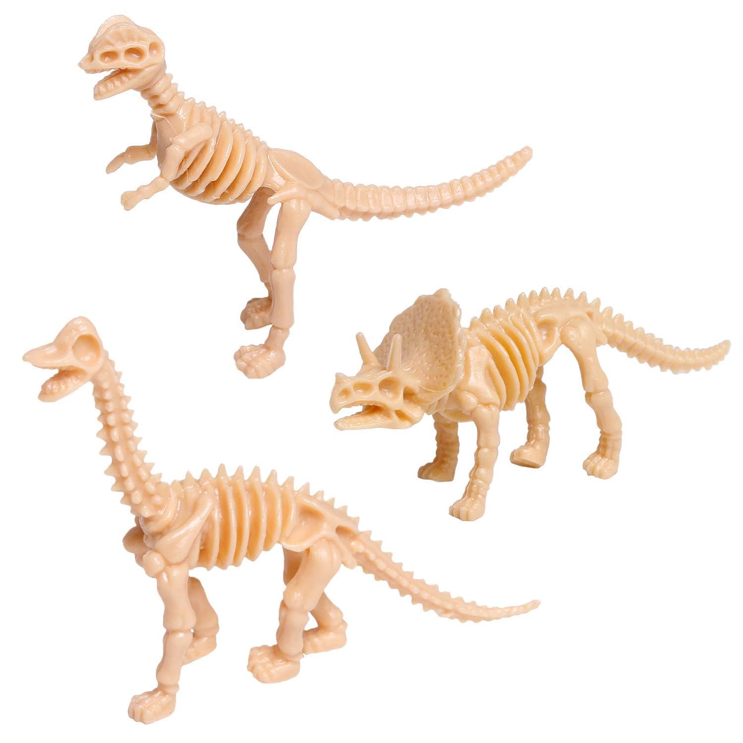 Snapklik.com : 30 Pack Dinosaur Fossil Skeletons 3.7 Inch Assorted ...