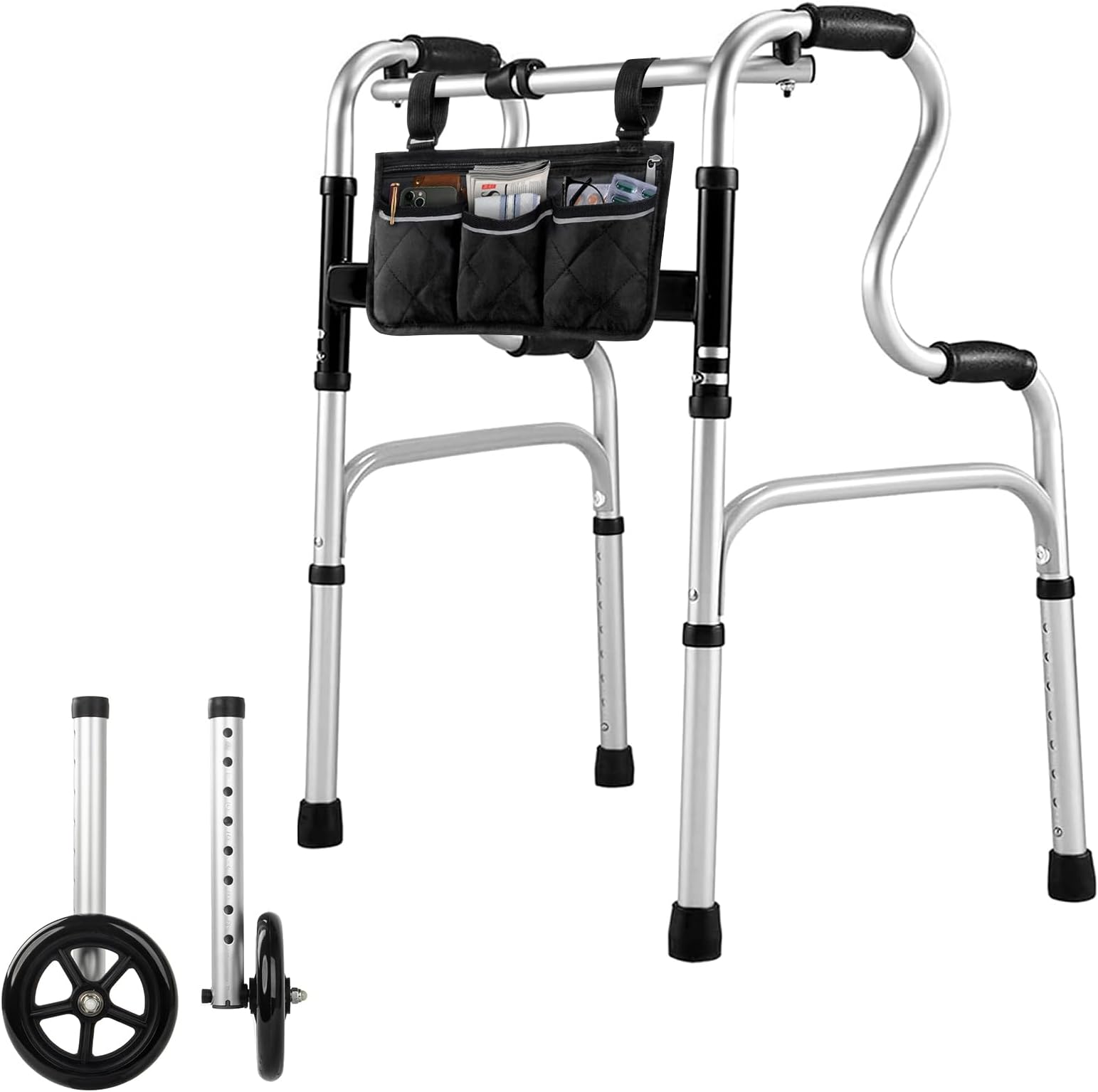 Amazon.com: Health Line Massage Products 4 in 1 Folding Walker with ...