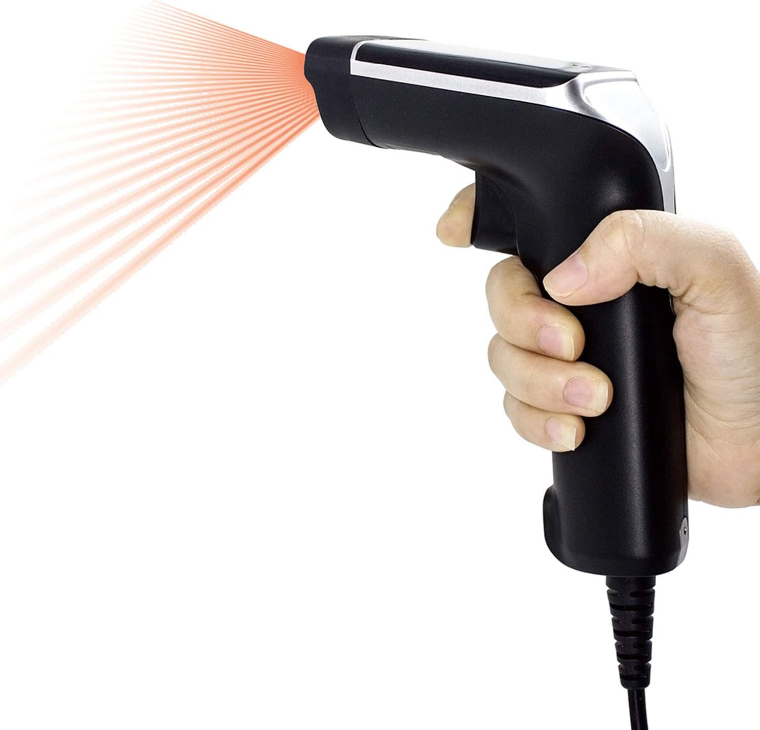 Amazon.com : 1D Laser Wired Barcode Scanners Readers, Wired Handheld ...