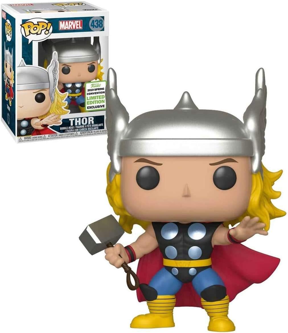 Amazon.com: Funko Pop! Marvel Thor #438 2019 Spring Convention Limited ...