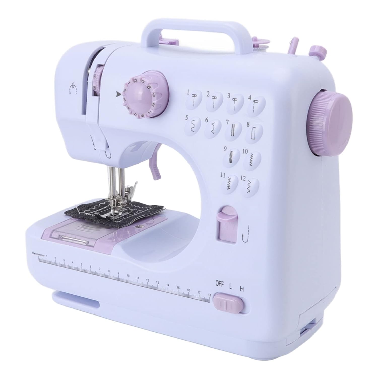 Mini Electric Sewing Machine Low Noise ABS Top Handle Design Sewing ...