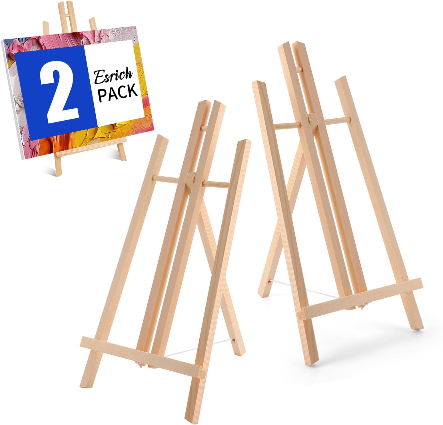 Amazon.com : ESRICH 2Pack16in Tabletop Easel,Tabletop Easel for ...