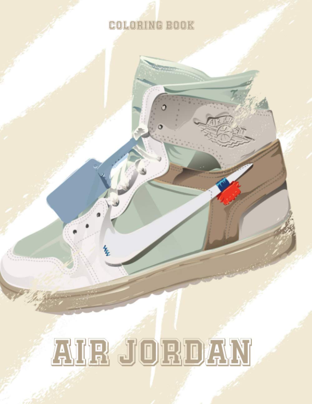 Jordan 8 Coloring Pages