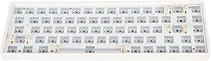 Amazon.co.jp: Modular Mechanical Keyboard, Hot Swap ABS Housing 68 Keys ...