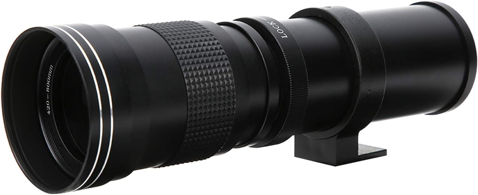 070 Lente telefoto para Nikon Portable 420-800mm F8.3-16 Lente con Zoom ...