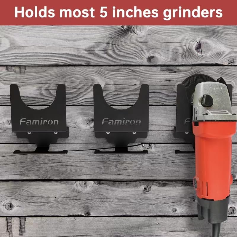 Snapklik.com : 4 PCS Angle Grinder Holder,Angle Grinder Stand Tool Wall ...