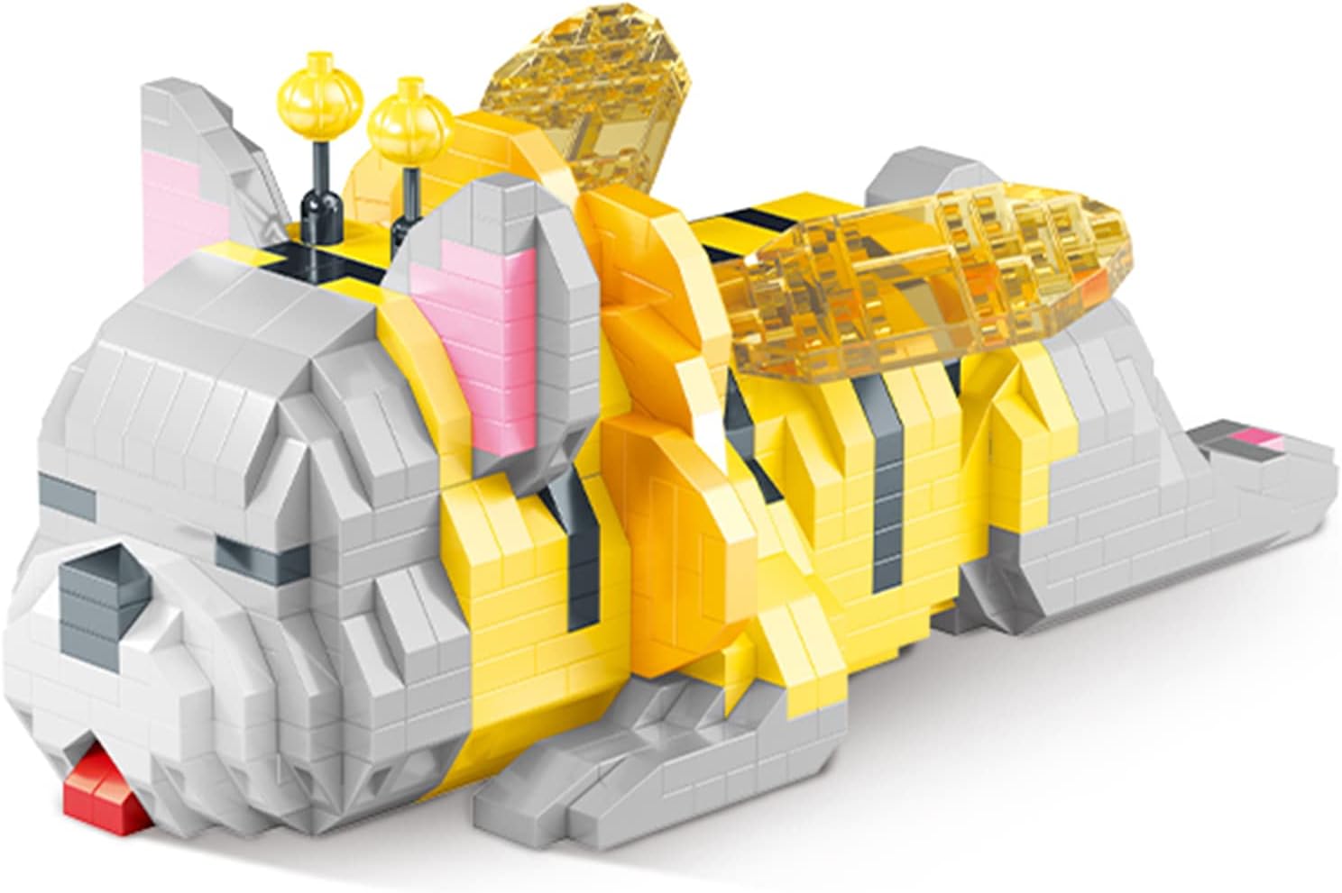 Amazon.com: Myweyde Bulldog Building Blocks - Cute Animal Dog - Mini ...