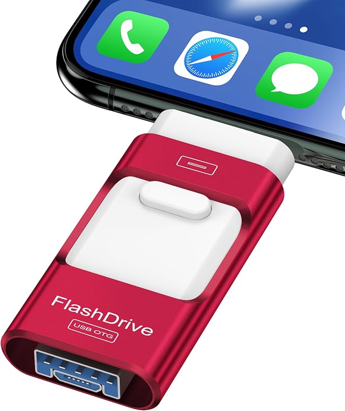 256GB Flash Drive for iPhone Photo Stick, Thumb Drive USB Stick High ...