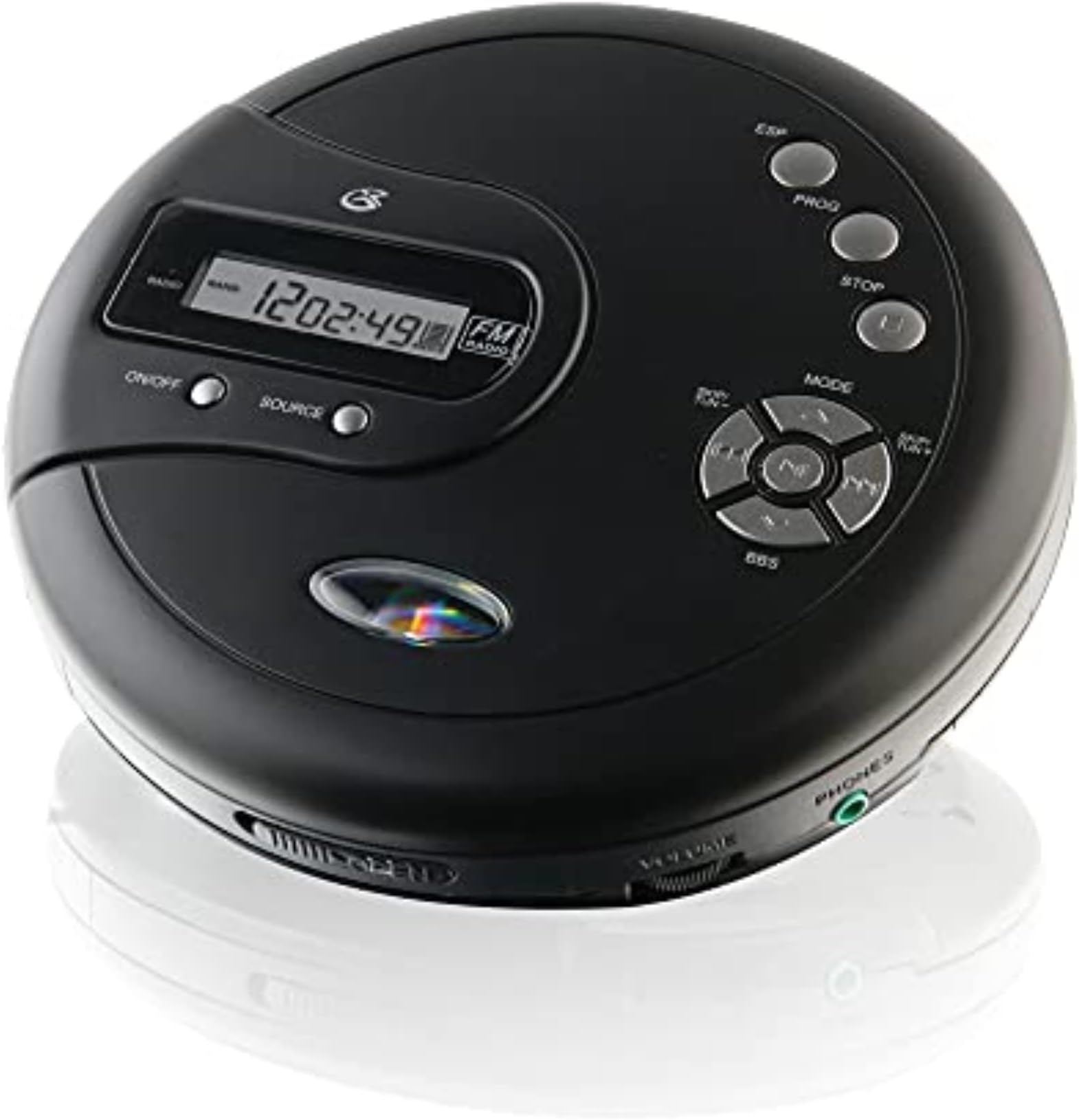 Amazon.com: GPX PC332B Portable CD Player with Anti-Skip Protection, FM ...