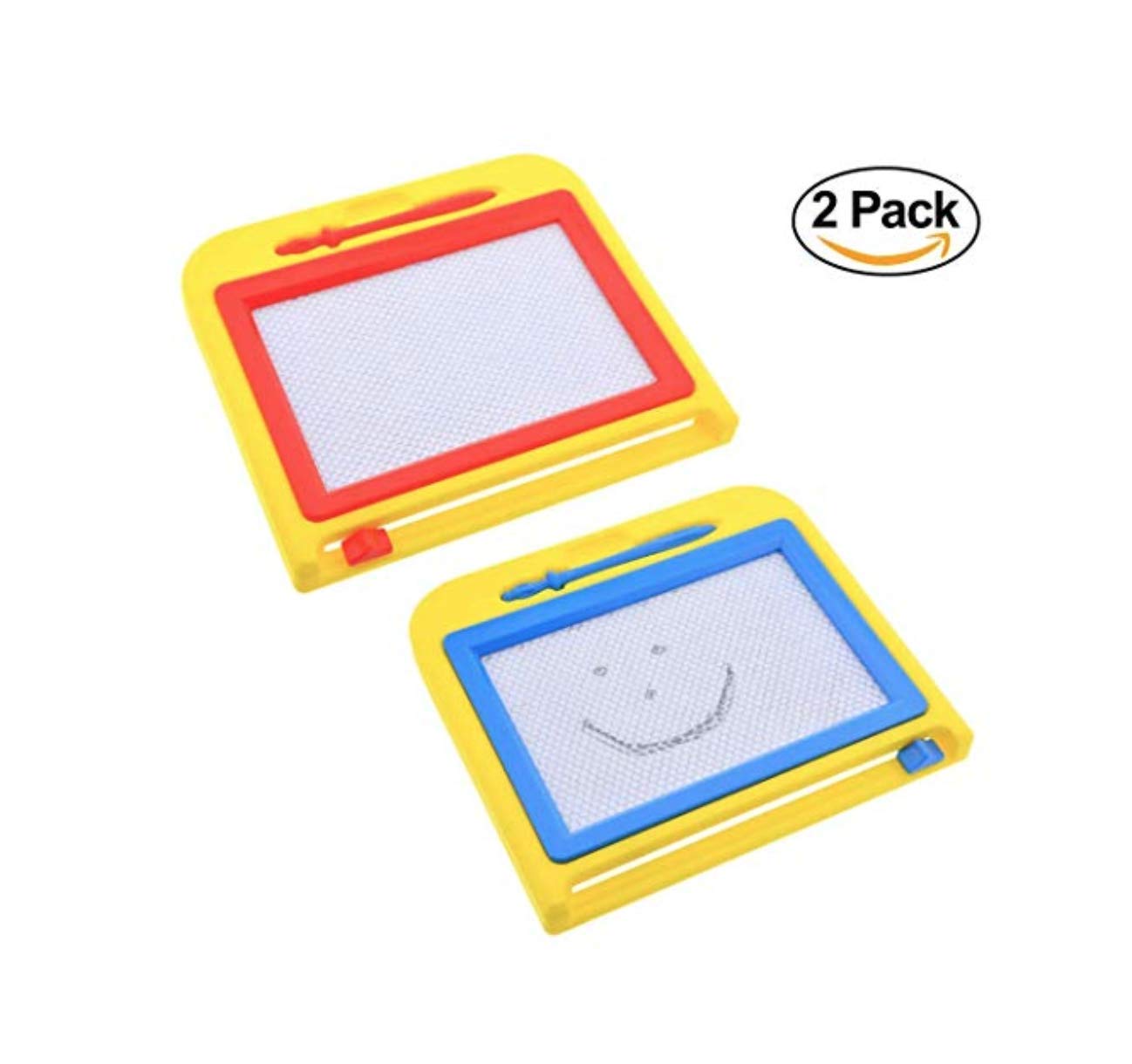 2 Erasable Drawing Boards. Children Drawing Tablet. Swipe to Erase Kids ...