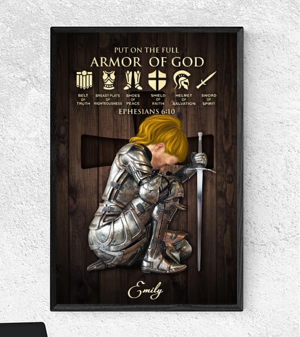 Christian Wall Art Armor Of God Canvas Wall Art - For Home Decor ...