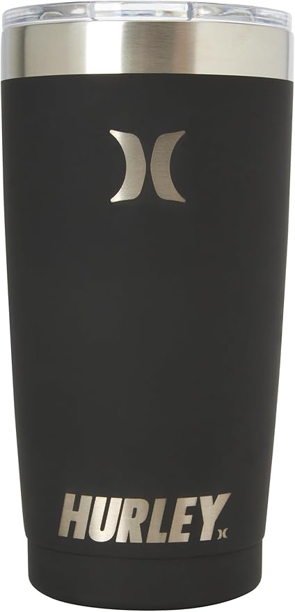Amazon.com: Hurley Tumbler Thermos – 20oz Double Wall Vacuum Insulated ...