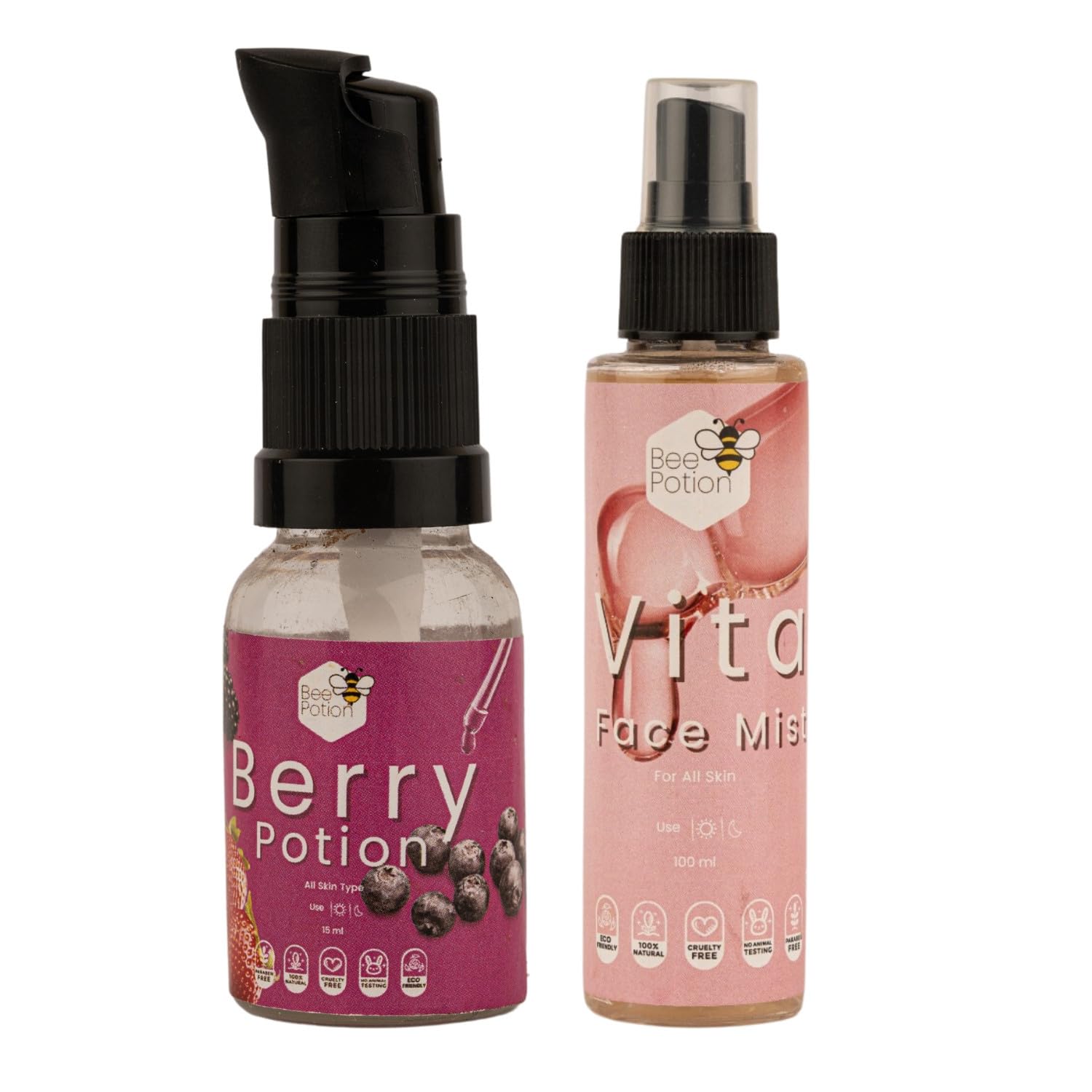 Bee Potion Berry Potion Face Serum & Vita Face Mist | 15 ML : Amazon.in ...