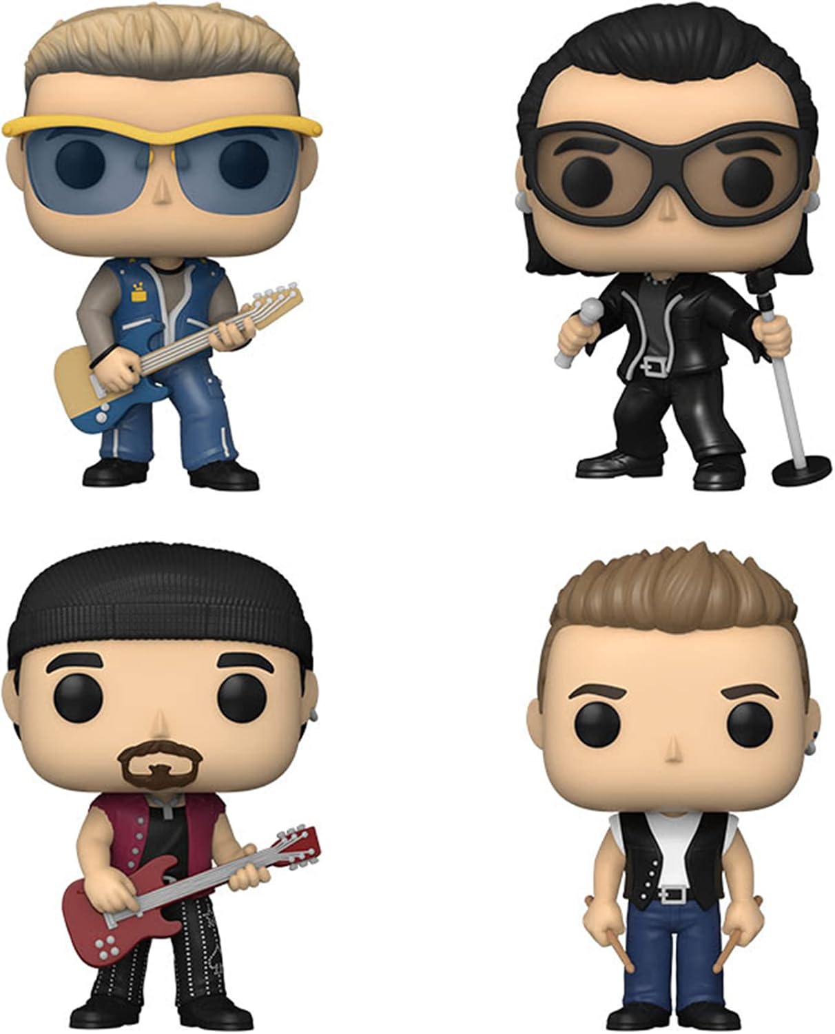 Amazon.co.jp: Funko U2 (ZooTV) Pop! Rocks コンプリートセット(4) : おもちゃ