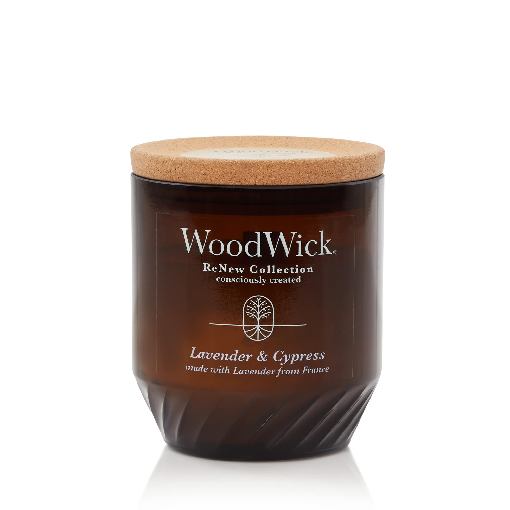 Amazon.com: WoodWick® Renew Medium Candle, Lavender & Cypress Scented ...