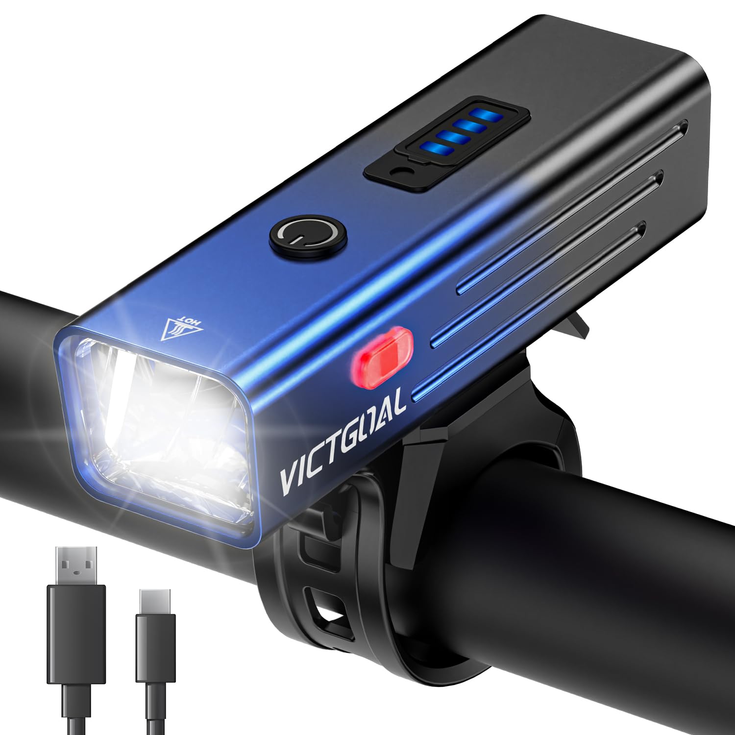 VICTGOAL Cycle Light Rechargeable Front Light for Cycle, Smart Light ...