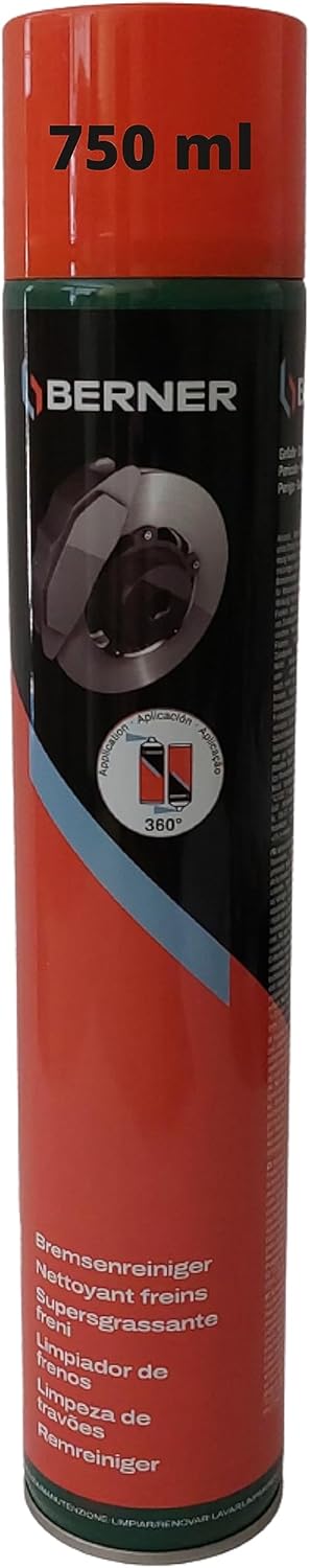 Berner Pulitore Freni Spray da 750 ml novità Formato Maxi : Amazon.it ...
