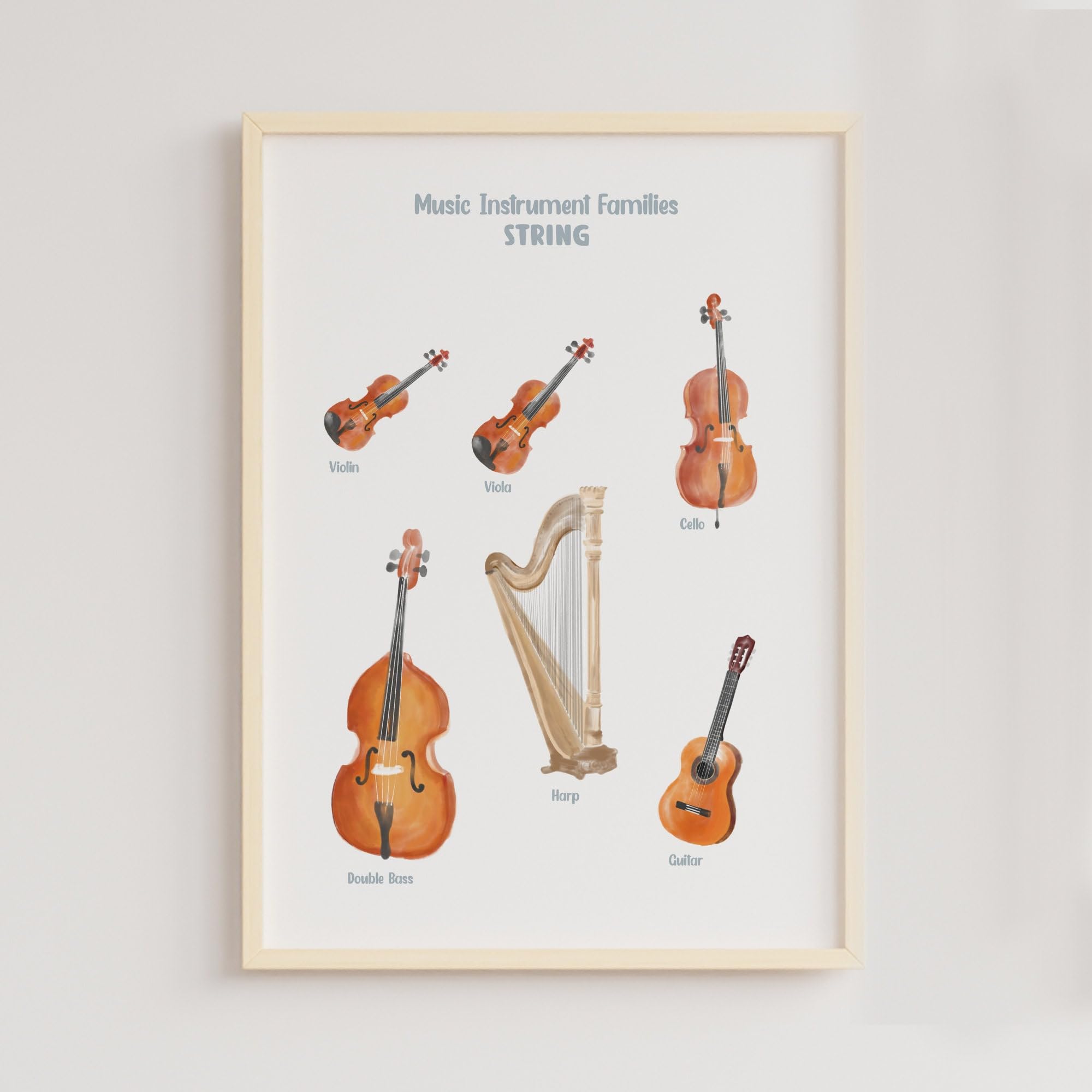 Instrument Families Poster