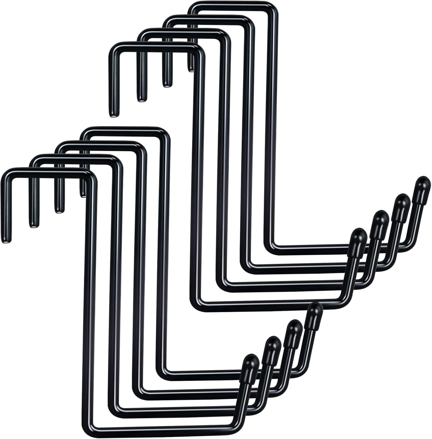 8 Pack Heavy Duty Rafter Hanger Hook Vinyl Coated Garage Hooks Ladder ...