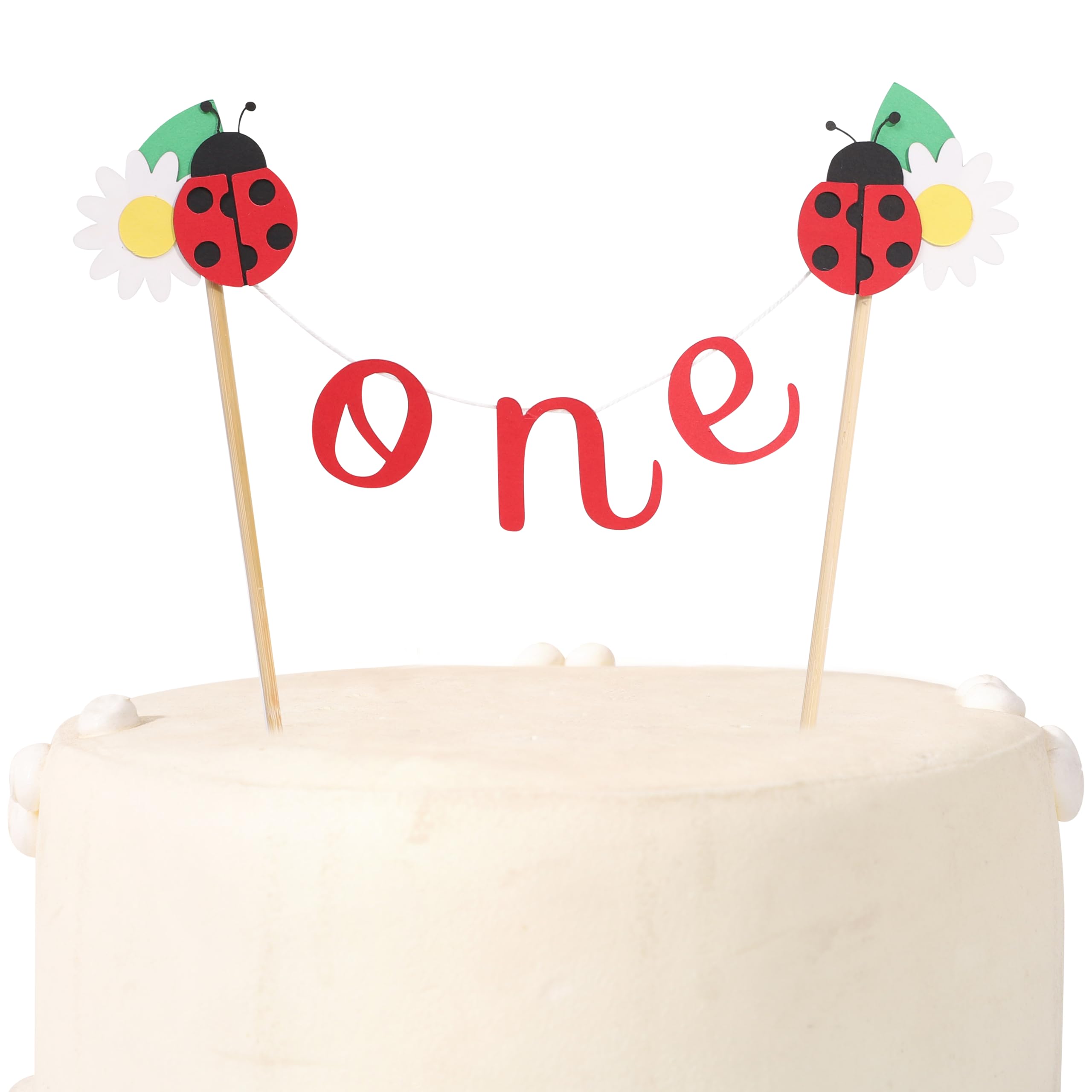 Ladybug Baby Shower Sheet Cakes 25Pcs Ladybug Cake Topper For Girl