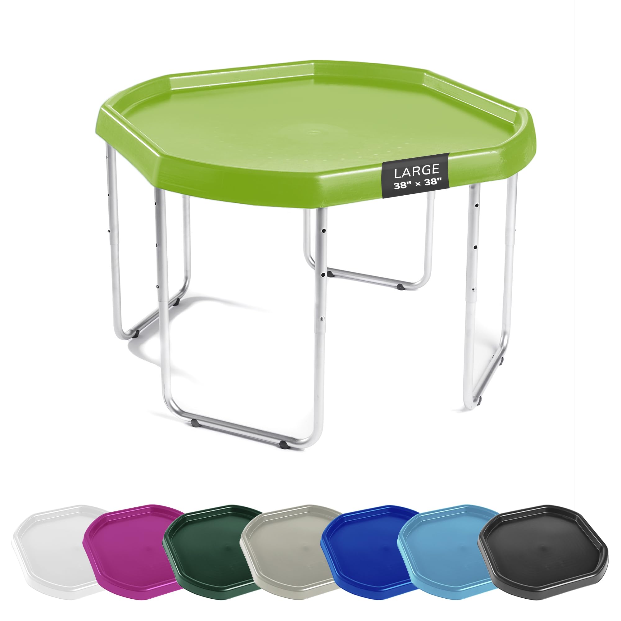 Meka Large Green Tuff Tray Set With Stand Sensory Water | Desertcart ...