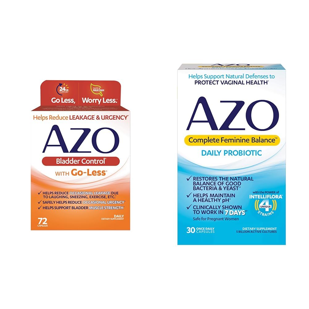 Amazon.com: AZO Bladder Control with Go-Less Daily Supplement | Helps ...