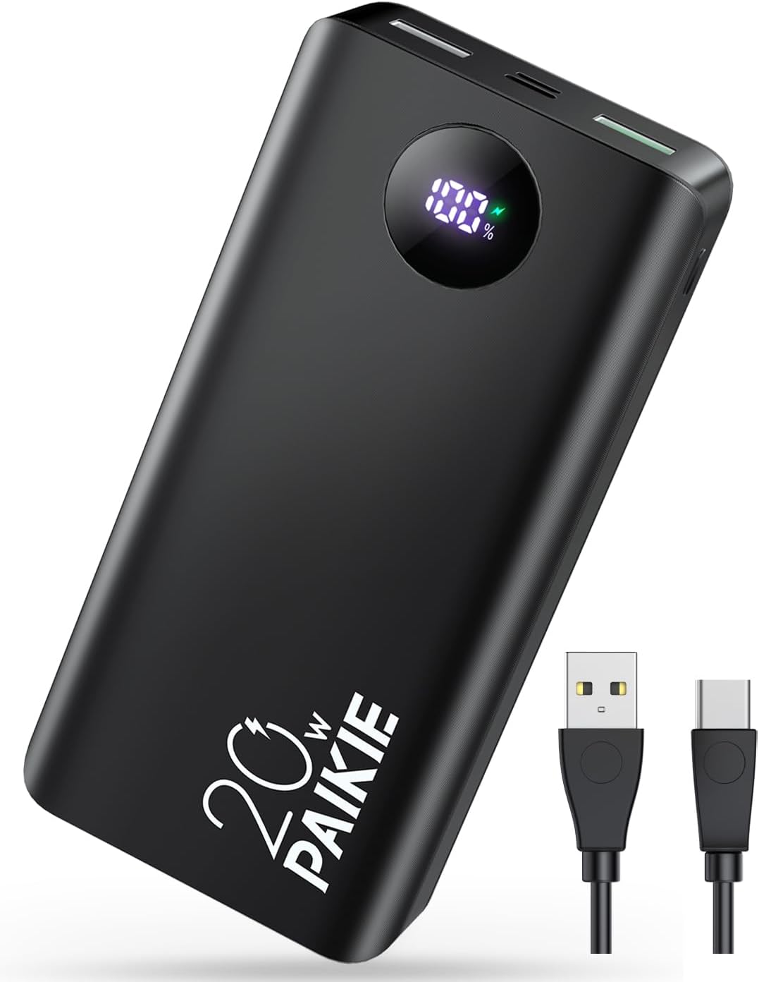 PAIKIE Power Bank PD 20W Fast Charging Battery Pack with USB C ...
