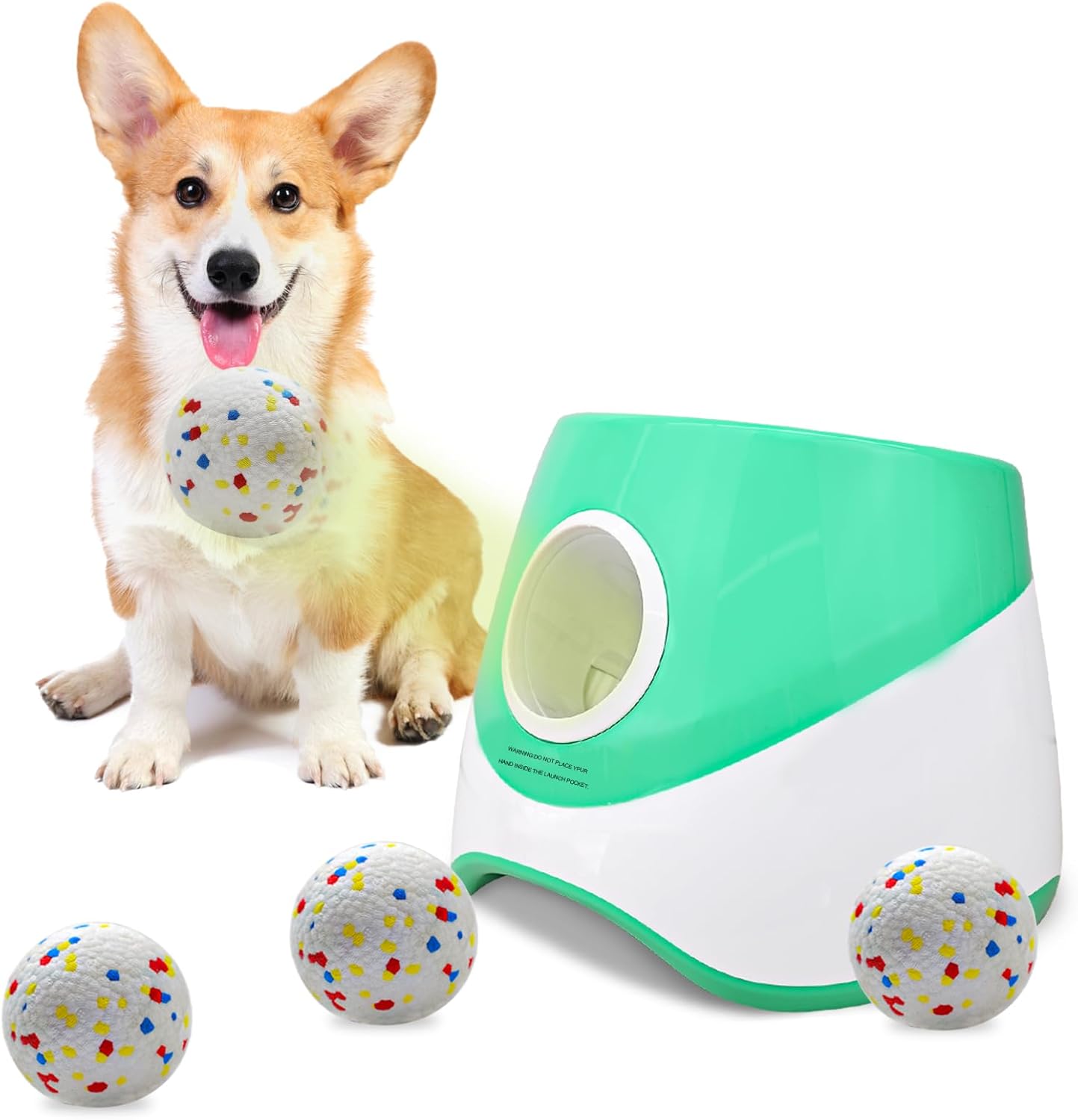 Amazon.com: SOCO Automatic Ball Launcher for Dogs - 3 Distance Settings ...