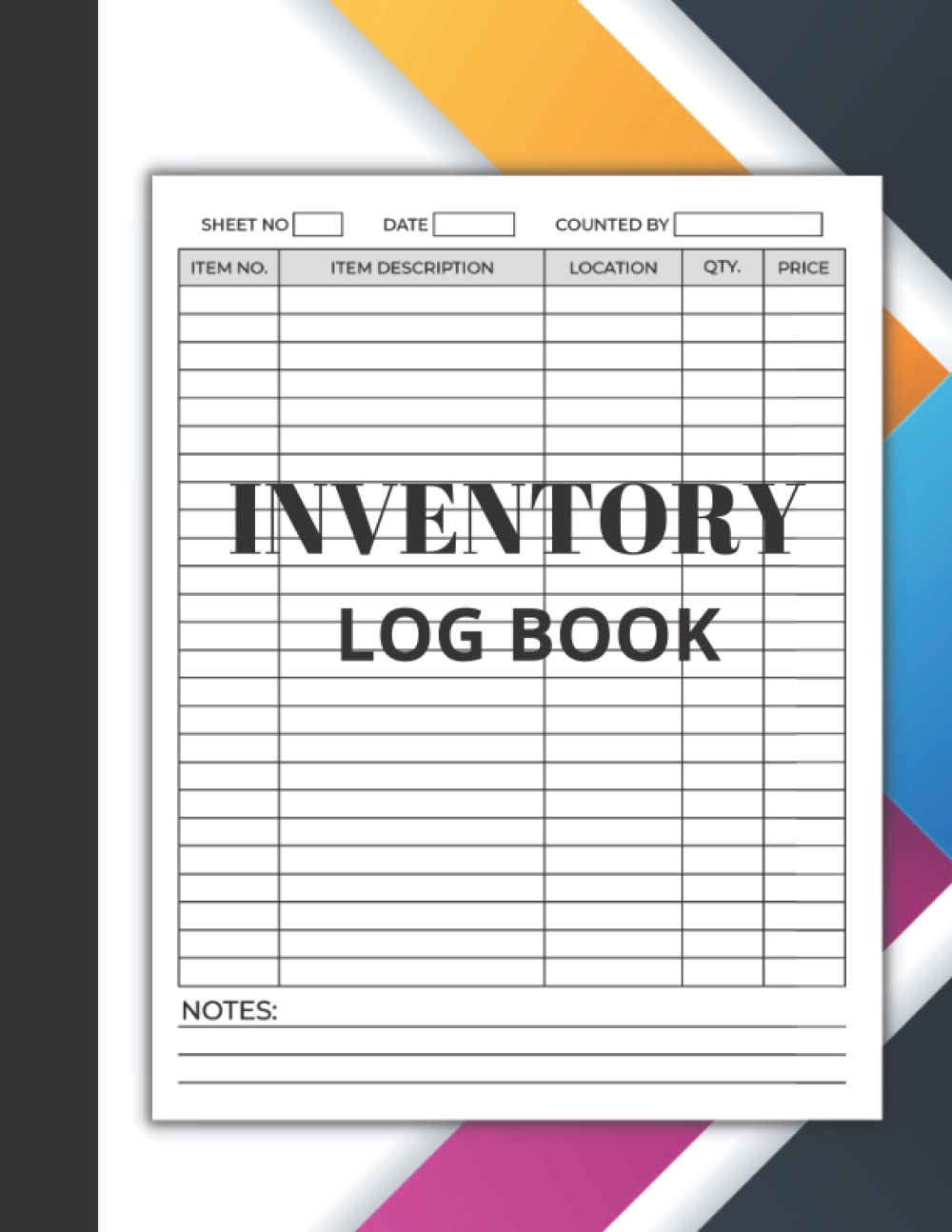 Amazon.com: Inventory Log Book: Large Inventory Tracker for Business ...