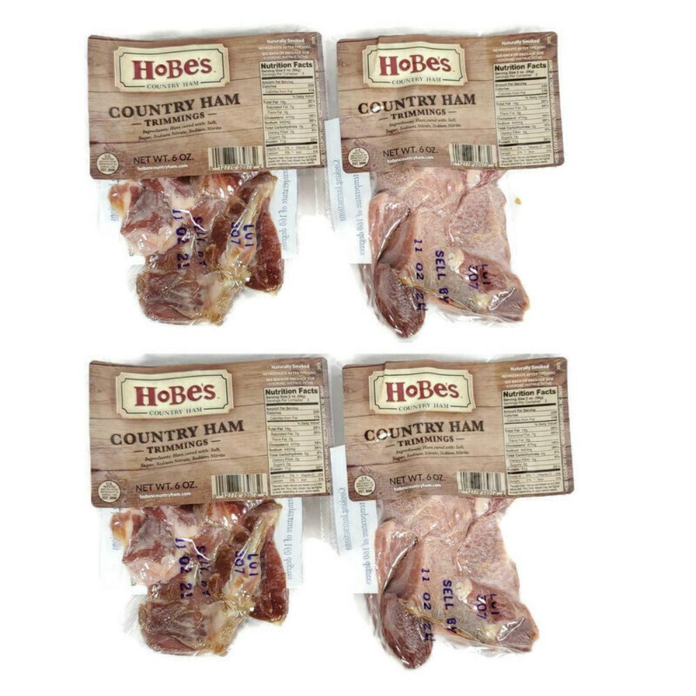 Amazon.com: North Carolina Country Ham Trimmings 4-6 Oz Packs 1.5 lbs ...