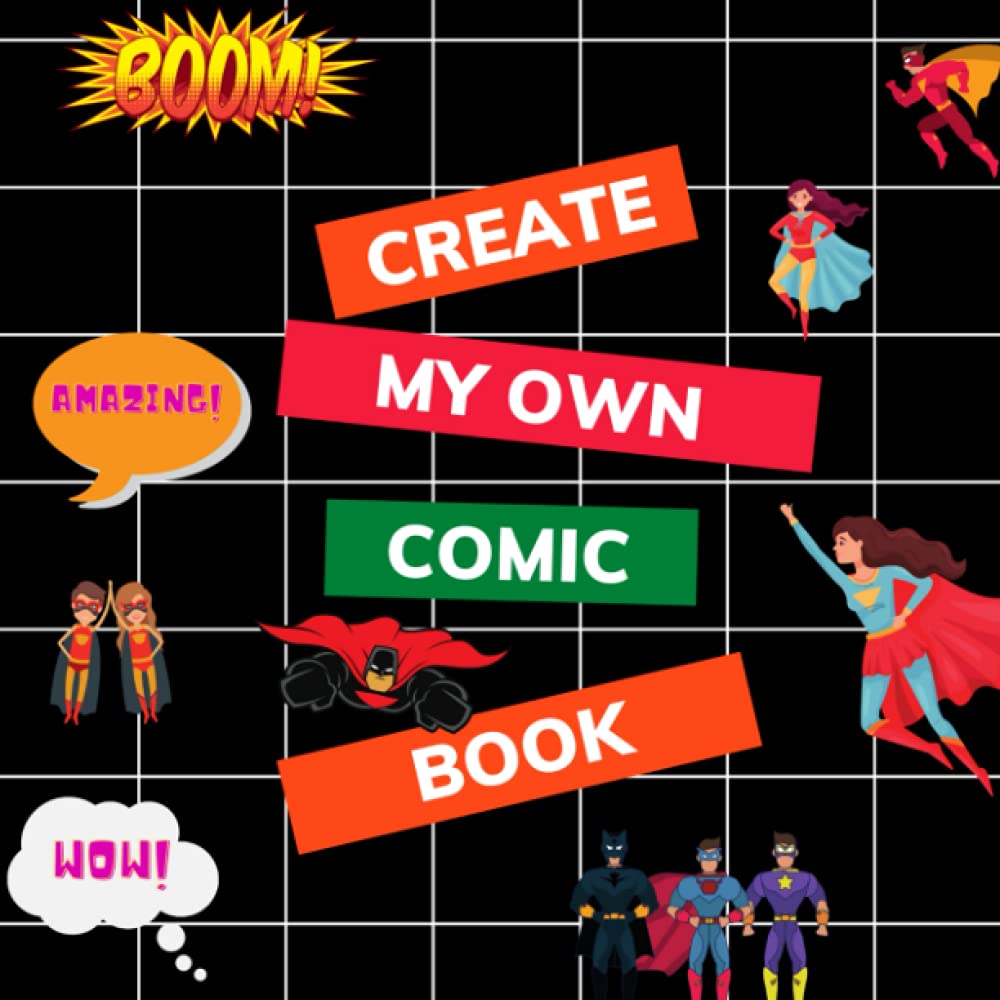 Amazon.com: Create My Own Comic Book: Create Your Own Comic Strip With ...